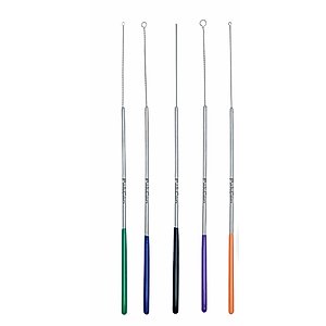 PakCan Reusable Inoculating Loops Set - Cell Streaking Tools Perfect for Bacteria Cell Tissue Culture (5 Pack)