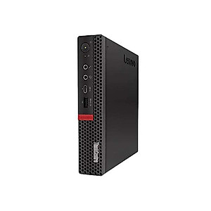 Lenovo ThinkCentre M720q, Intel Core i5-8400T, 16GB RAM, 256GB SSD, Windows 10 Pro 64-Bit (10T7007WUS) (Renewed)