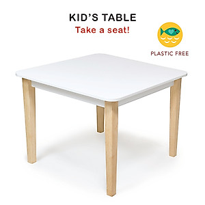 Mentari Toys - Kid’s Table - Wooden Easy Clean Table - Children’s Playroom, Classroom Furniture - Sturdy Table for Play and Learning - Age 3+