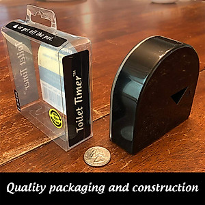 Katamco Toilet Timer (Dad), Funny Gift for Men, Husband, Dad, Birthday, Christmas, Stocking Stuffer. As seen on Shark Tank.