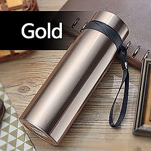21 Oz Coffee thermos, Smart Coffee bottle, LED Temperature Display Tea Infuser Bottle, Sports Water Bottle, Double Wall Vacuum Insulated Water Bottle, Stay Hot or Cold for 24 Hours