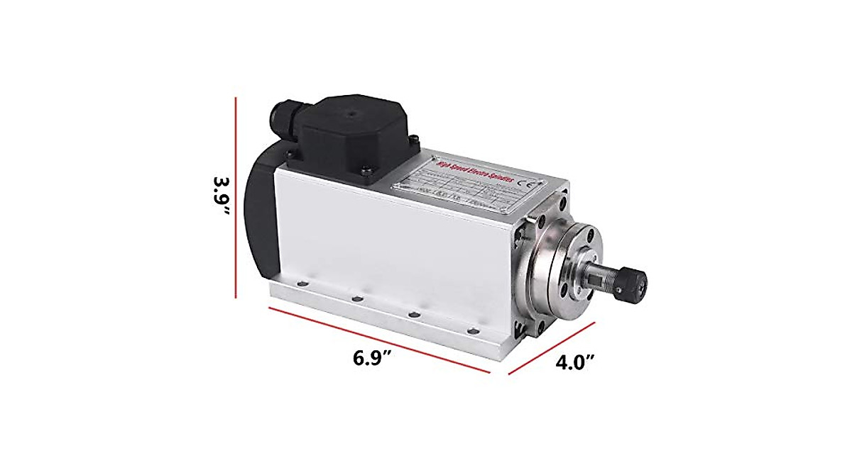 CNC Spindle Motor Kit 1.5KW Air Cooled with VFD for Precise Engraving