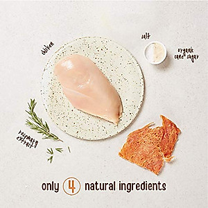 Full Moon Natural Cut Chicken Jerky Healthy All Natural Dog Treats Human Grade Grain Free 6 oz