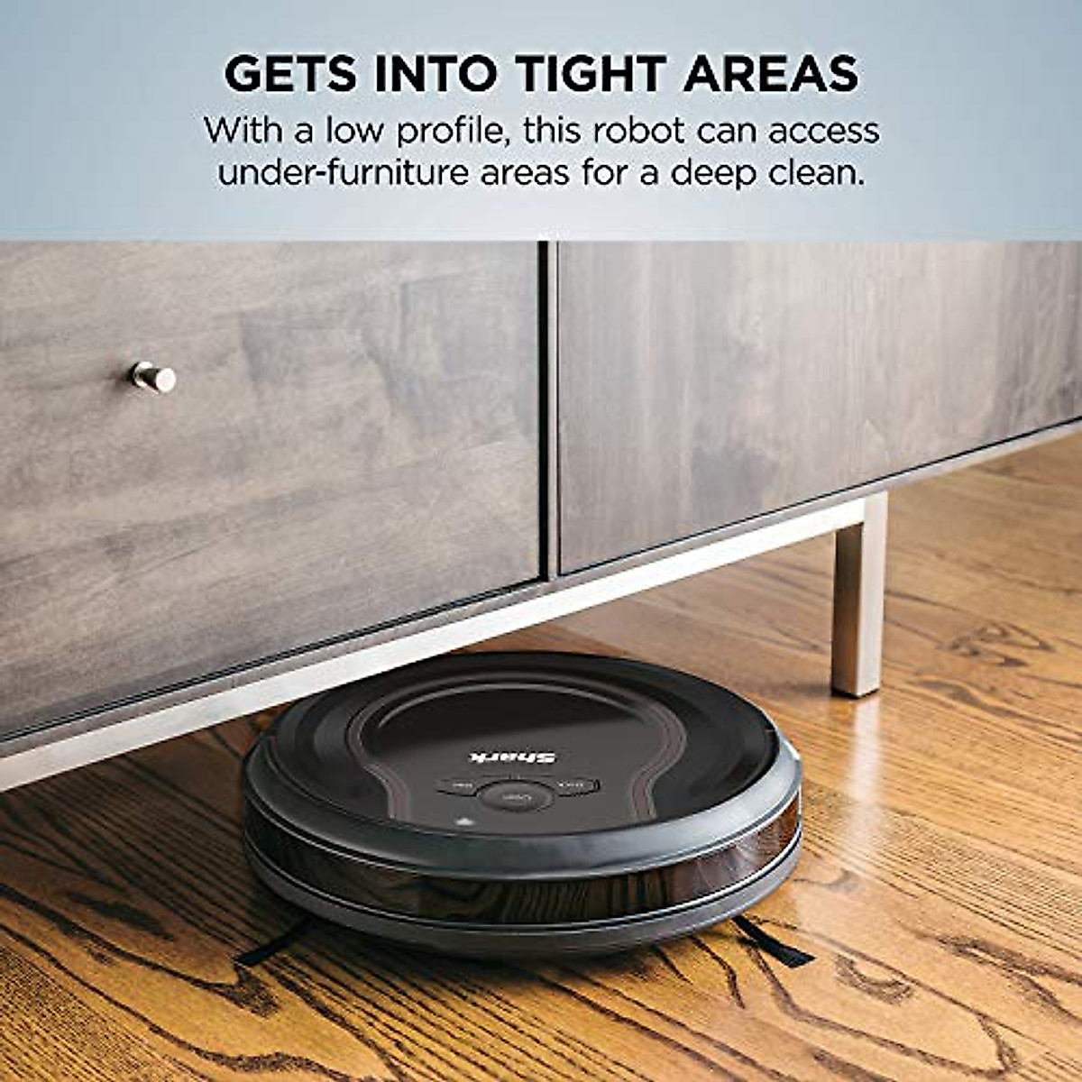Shark ION Robot Vacuum AV751 Wi-Fi Connected, 120min Runtime, Works with Alexa, Black