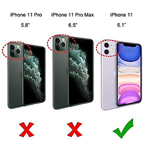 uCOLOR for iPhone 11 Wallet Case with Card Holder-PU Leather Folio Flip Cover Kickstand Card Slots Double Magnetic Clasp RFID Blocking Compatible with iPhone 11 6.1" (Forest)