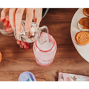 Hello Kitty Rainbow Treat And Stars Water Bottle W/Lid, Plastic