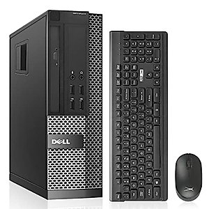 Dell OptiPlex 9010 Refurbished Desktop Computers i7, AC7260 Built-in WiFi Ready,32GB Ram 1TB SSD,HDMI Dual Monitor Support,Windows 10 Pro, TJJ Large Mouse Pad+Altec Wireless Keyboard Mouse (Renewed)