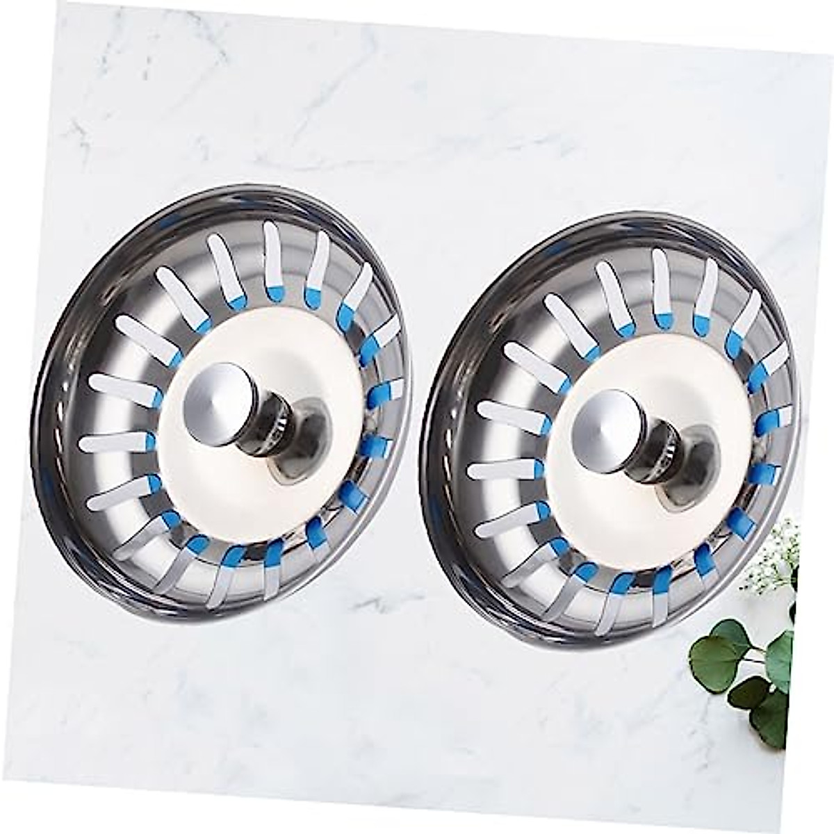 OSALADI 4 Pcs Kitchen Sink Strainer Commercial Sink Strainer Bath Filter Strainer Bath Drain Cover Bathtub Accessories Stainer Strainer Waste Sink Mesh