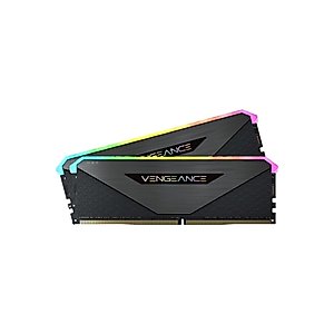 CORSAIR VENGEANCE RGB RT 16GB (2x8GB) DDR4 3200 (PC4-25600) C16 1.35V Desktop Memory