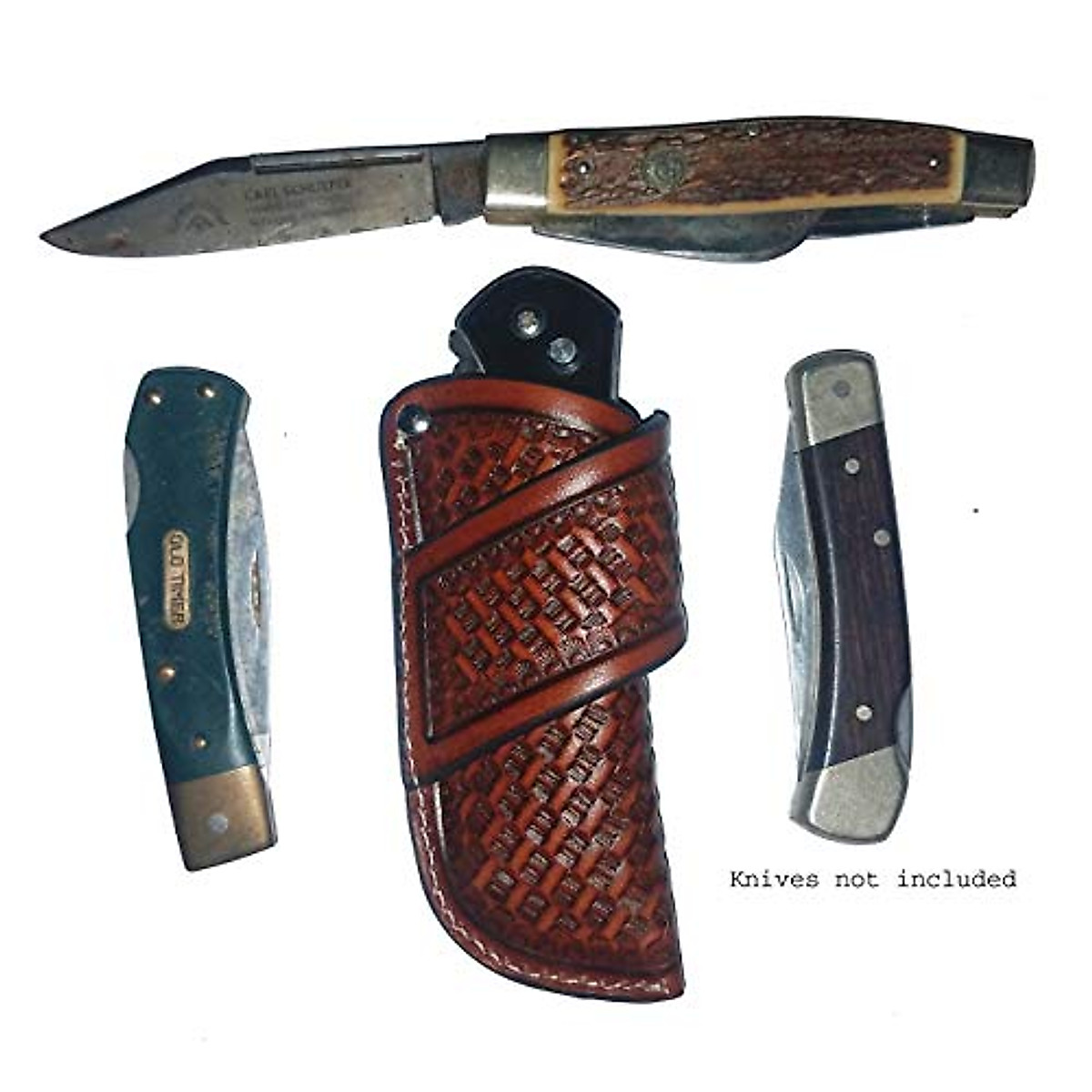 Nocona Weave Original Side Draw Knife Sheath right side