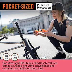 Tubolito Tubo-BMX TPU Inner Tube 20", 22”, and 24” Wheel Sizes | Fits Tire Widths 1.5" - 2.5" and 1 1/8" - 1 3/8" | Schrader & Presta Valve Options | Compatible with Rim & Disc Brakes