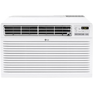 LG 14,000 BTU Through the Wall Air Conditioner, 230/208V, Cools 750 Sq.Ft. for Bedroom, Living Room, Apartment, Electronic Control w/Remote, 3 Cooling & Fan Speeds, 4-Way Air Deflection, Auto Restart