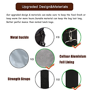 Insulated Lunch Box for Men and Women - Reusable Lunch Bag for Adults, Perfect for Work or School - Small and Portable Design,Camo