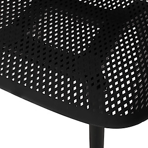 Christopher Knight Home Davina Outdoor Dining Chair (Set of 4), Black