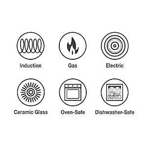 Tramontina Covered Stock Pot Tri-Ply Clad 8 Qt, 80116/038DS