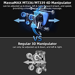 MassaMAX MT339 4D Massage Chair, Full Body Shiatsu Recliner with Electric Extendable Footrest, Zero Gravity, SL Track, Deep Yoga Stretch, Foot Rollers, and Heating (Magic Black)