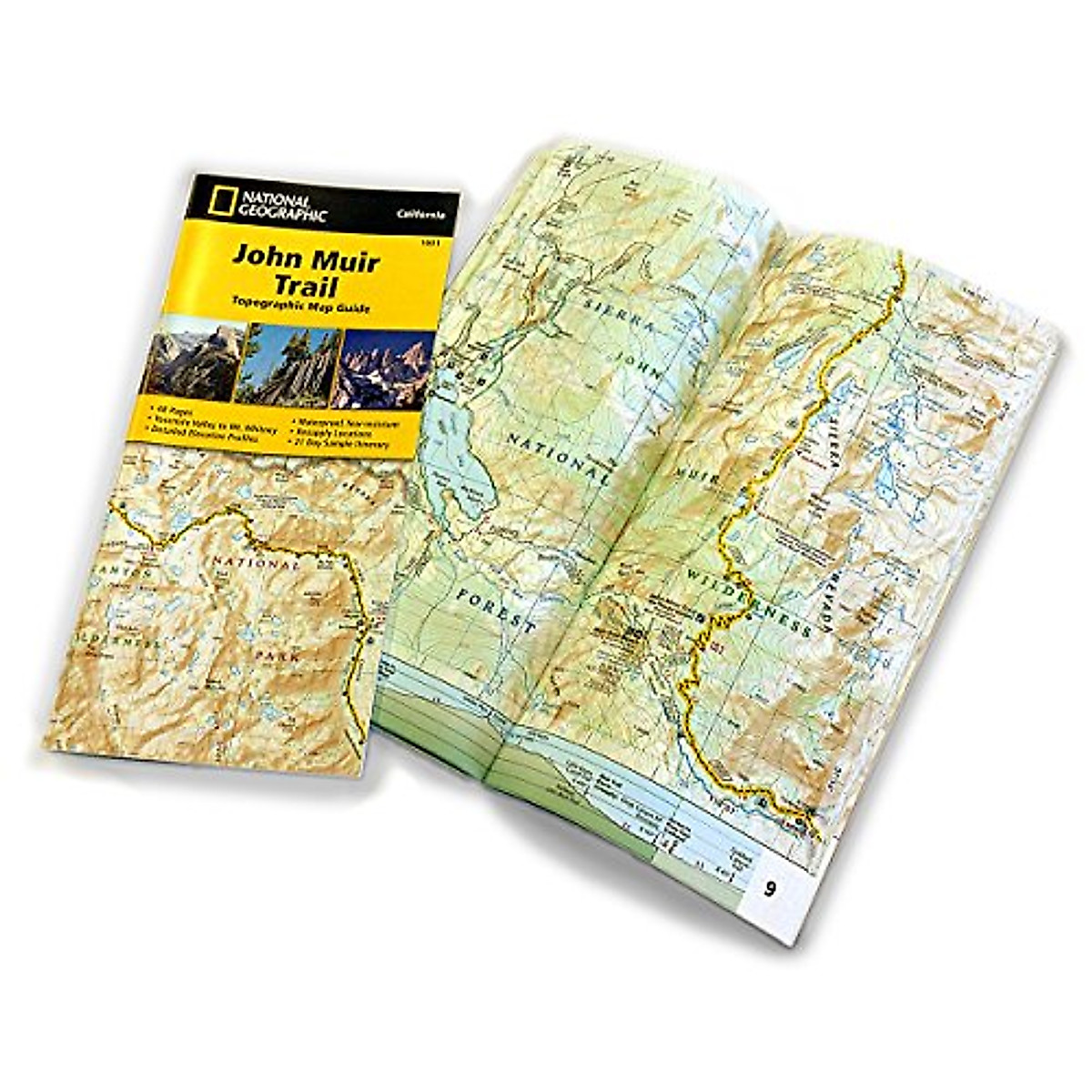 John Muir Trail Topographic Map Guide (National Geographic Topographic Map Guide) (National Geographic Topographic Map Guide, 1001)