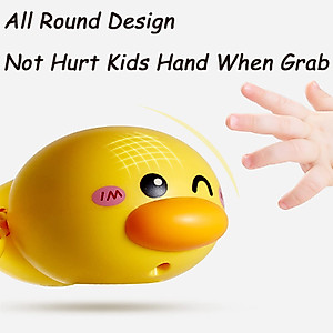 3 Pack Duck Bath Toys, Bathtub Toys for Baby Toddler, Wind Up Bathing Water Toy Bath Swimming Duck Toy, Swimming Tub Bathtub Pool Cute Swimming Toys for Boys Girls