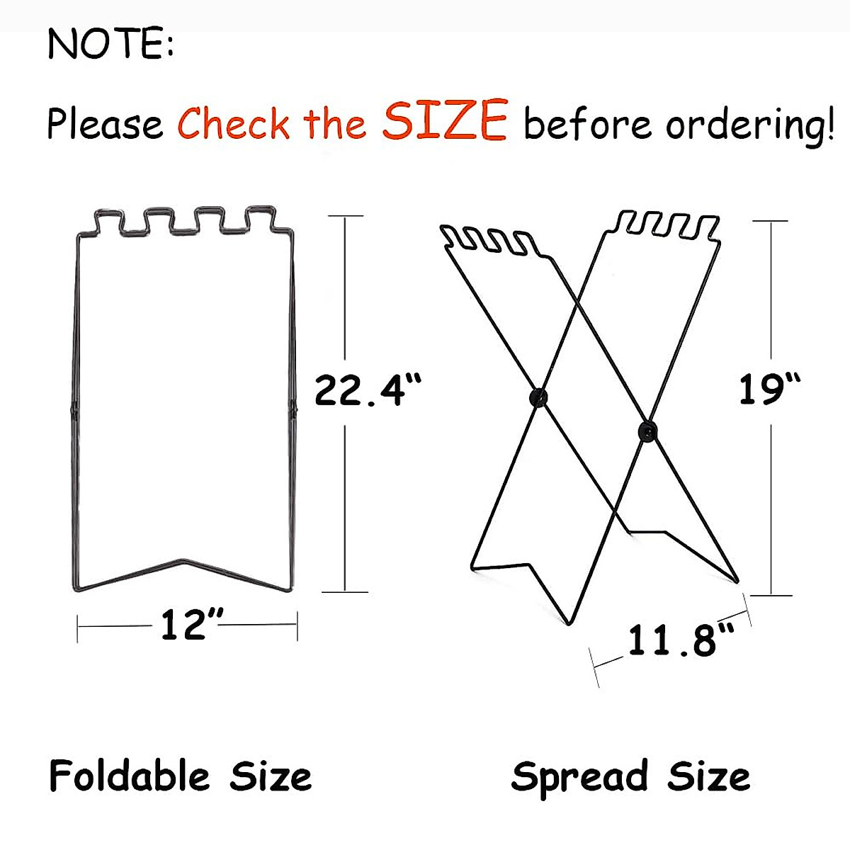 SUPANT Trash Bags 1-13 Gallon Holder Stand(Free Adjusted), Waste Sorting Bin, Grass Clippings Portable Fold Up Can, for Camping Recycling Suitable in Bedroom, Kitchen, Camping