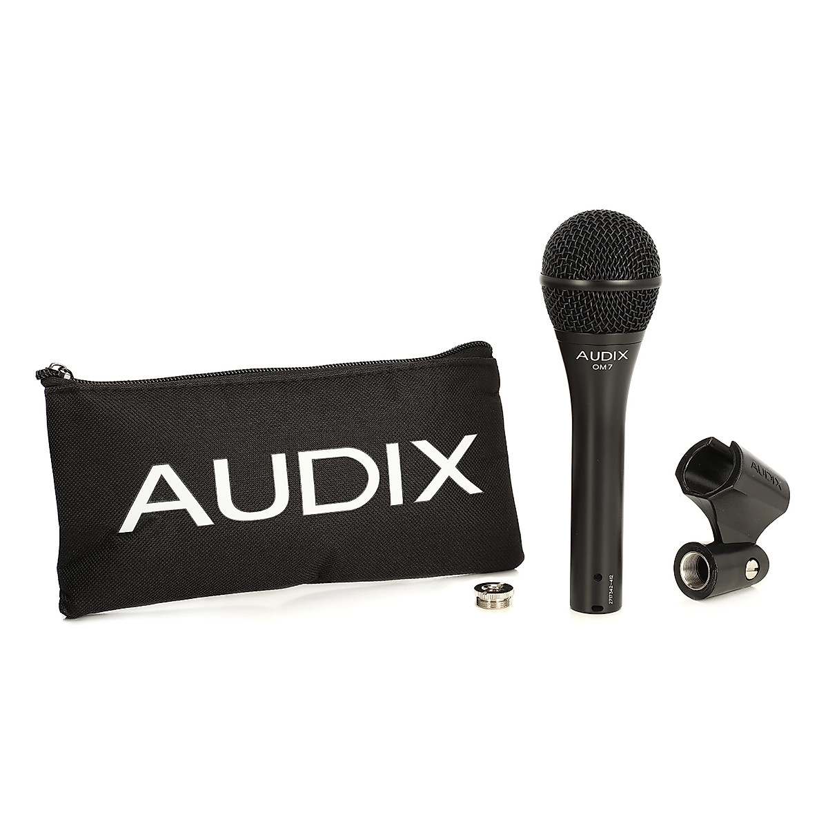 Audix OM7 Hypercardioid Handheld Dynamic Vocal Microphone for Stage Singers - Black