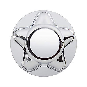 B4B BANG 4 BUCK 4 Packs 7" Center Cap with 5-Lug Steel Wheel Chrome for Ford 1997-2003 F150 F-150 97-02 Expedition