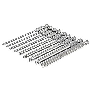 Security Torx 90mm Power Blade Set, 9 Piece