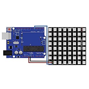 Tiabiaya 3 x U 64 LED Panel CJMCU-8X8 Module with for and for