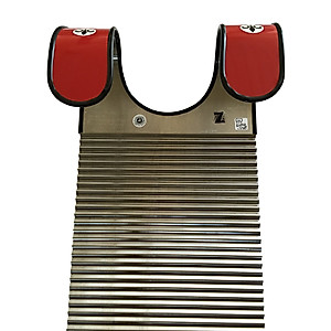 Zydeco Washboard "Red & White Cajun Fleur De Lis Key of Z Rubboards Free Scratchers Frottoir Scrubboard Zydeco Washboard Percussion Instrument Handmade Louisiana Made By Tee Don Authentic Original