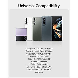 Spigen [Designed for Samsung] Qi Flex True 15W Super Fast Wireless Charger Stand & Pad for Samsung Galaxy S24 Plus Ultra S23 Z Fold Flip 5 4 S22 Note 20 S21 S20 Note 10 and More [No Adapter Included]