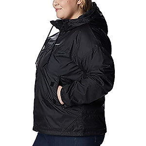 Columbia Women's Flash Challenger Lined Windbreaker, Black, Small