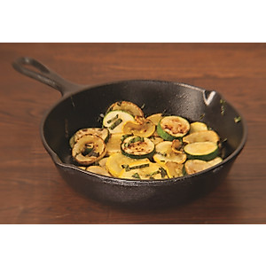 Lodge Heat Enhanced and Seasoned Cast Iron Skillet, 8-Inch