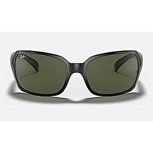 Ray-Ban RB4068 601 60M Black/Green Crystal Sunglasses For Women+ BUNDLE with Designer iWear Eyewear Kit