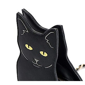 Womens Cat Crossbody Purse Bags Animal Cat Chic Clutch Shoulder Bags