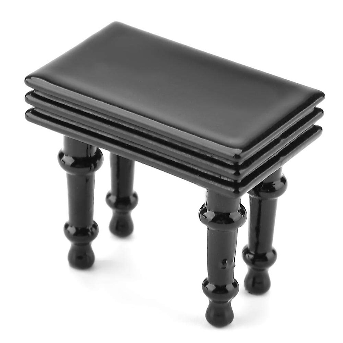 Wal front Exquisite Wooden Mini Piano Model with Stool Pedal Display Decoration Home Coffee House Ornament Gift for Birthday Valentine's Day (1094.5cm)