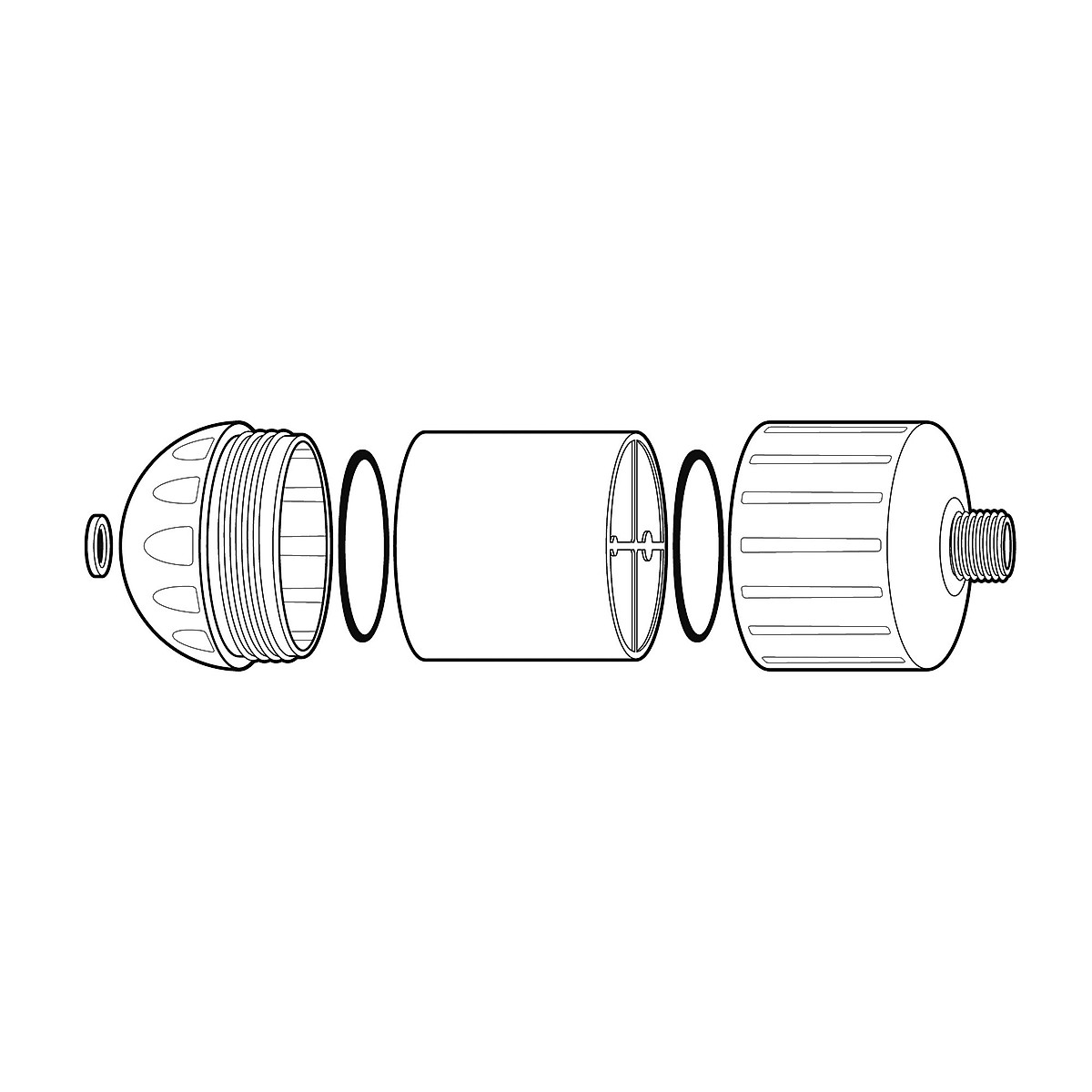 Sprite Showers HO2-GD High Output 2 Universal Shower Filter, Gold