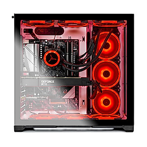 Skytech Prism II Gaming PC Desktop – AMD Ryzen 7 5800X 3.8 GHz, NVIDIA RTX 3080, 1TB NVME Gen4 SSD, 16GB DDR4 RAM 3200, 850W Gold PSU, 360mm AIO, 11AC Wi-Fi, Windows 11 Home 64-bit