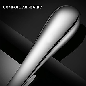 8 Inch Good Stainless Steel Rice Spoon,Home Kitchen Thickened Rice Spoon-Mirror Polished,Easy to Clean (1 pack)