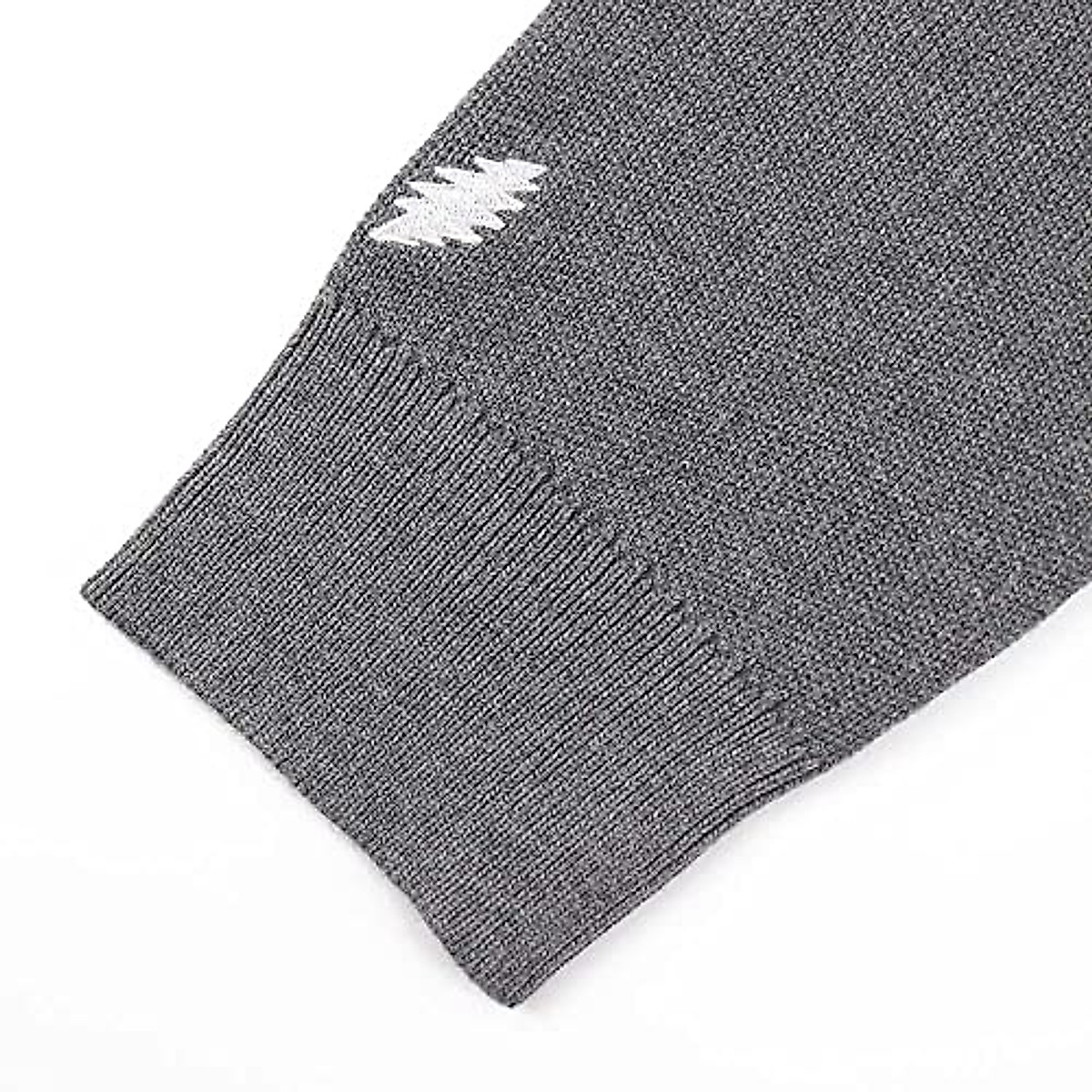 SEC.119 Grateful Dead Bolt Quarter-Zip Sweater | 4-Way Stretch Fabric Sweatshirt | Grey Officially Licensed Apparel | Extra Large