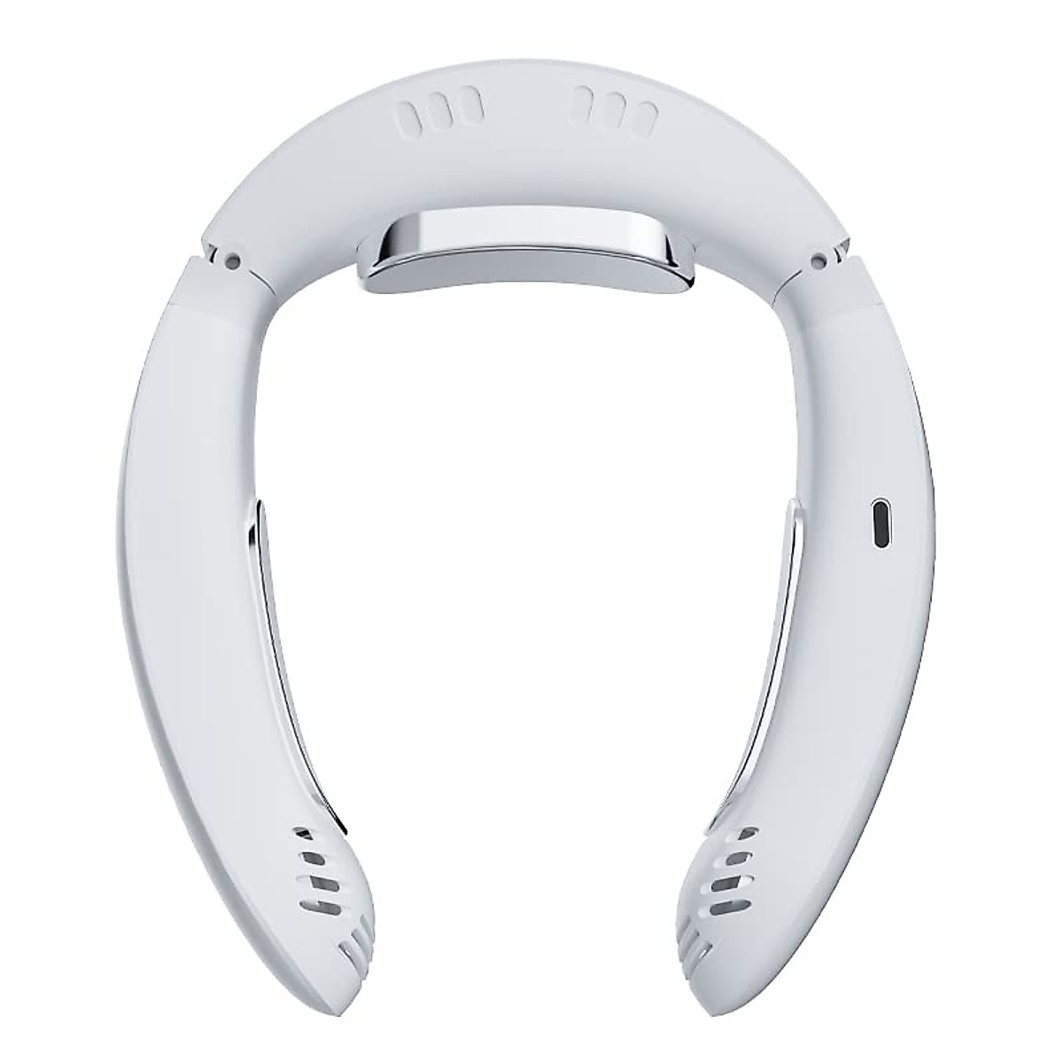 2022 upgraded cooling heating three-sided large-area Portable Air Conditioner Neck Fan heatstroke prevention camping holiday hanging It can also be used on vacation to cool the face, white