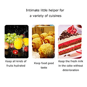 LGXEnzhuo Commercial Refrigerated Cake Display Cabinet Floor Type Curved Display Fridge Yellow LED Light Air-cooled Automatic Defrost Front Sliding Door 220V 3-layer