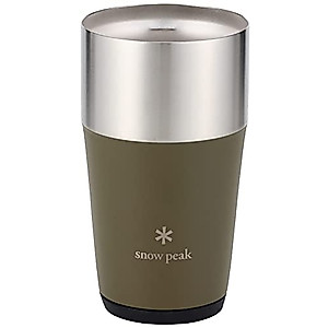 Snow Peak Shimo Tumbler 470 Olive Green One Size