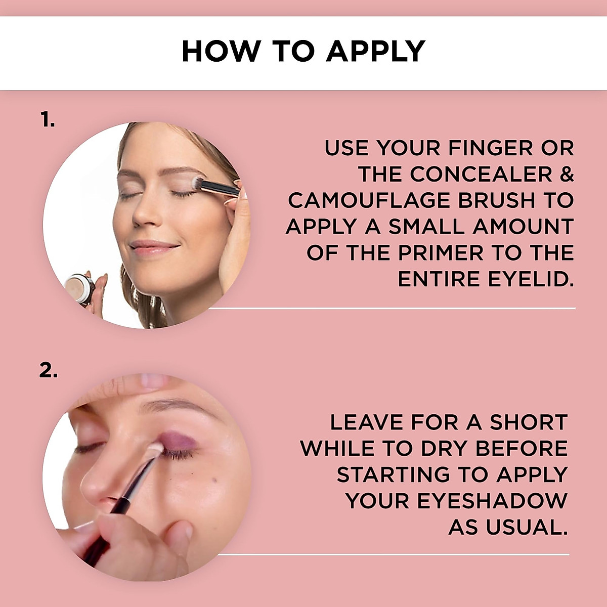 ARTDECO Eyeshadow Base - improves eye shadow staying power & prevents creasing - creamy consistency - neutral tones - shimmering - eyeshadows appear more intense - eye makeup - vegan - 0.16 Fl Oz