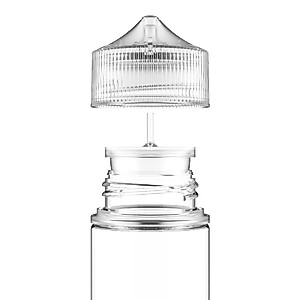 Bottles Chubby Gorilla - 120ML Unicorn Clear Natural Cap - V3 (5 PACK)