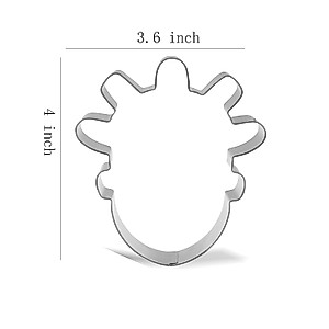 Keewah Girl Face Cookie Cutter Set - 6 Piece - Stainless Steel