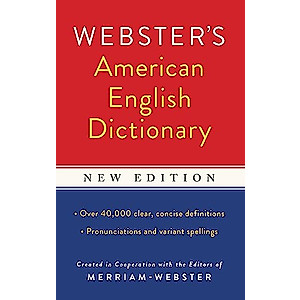 Webster's American English Dictionary, New Edition