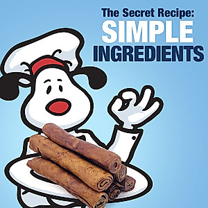 ValueBull USA Retriever Rolls for Small Dogs, Premium Rawhide, Thin 5-6 Inch, Natural Beef Flavor, 25 Count - Natural & Safe, USA Beef Hide, Long Lasting, Chemical Free, No Artificial Flavors