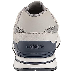 adidas Men's Run 80s Sneaker, Grey/Shadow Red/Shadow Navy, 11
