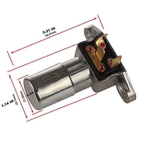 MDY Dimmer Switch G.2907 VF.DS-5 DS72T FS-DS11 Replacement for Ford, Bronco 66-94 Country Sedan 59-74 Car, Truck,Tractor and Floor Mounted Headlight Headlamp Light Bulbs Bright Dimmer Switch