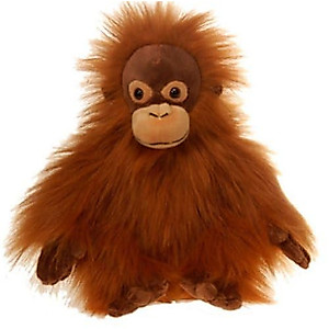 Fiesta Toys Brown Orangutan Plush Stuffed Animal Toy - 10 inches