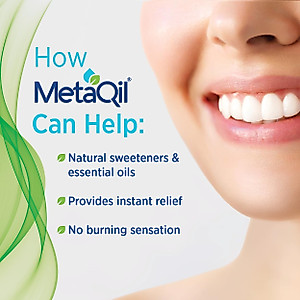 MetaQil Oral Rinse, Proven to Relieve Metallic, Bitter and Other Taste Disorders, Made from 8 Core Ingredients, Cools and Freshens Breath, Available in 8 oz Bottle, 1 Count